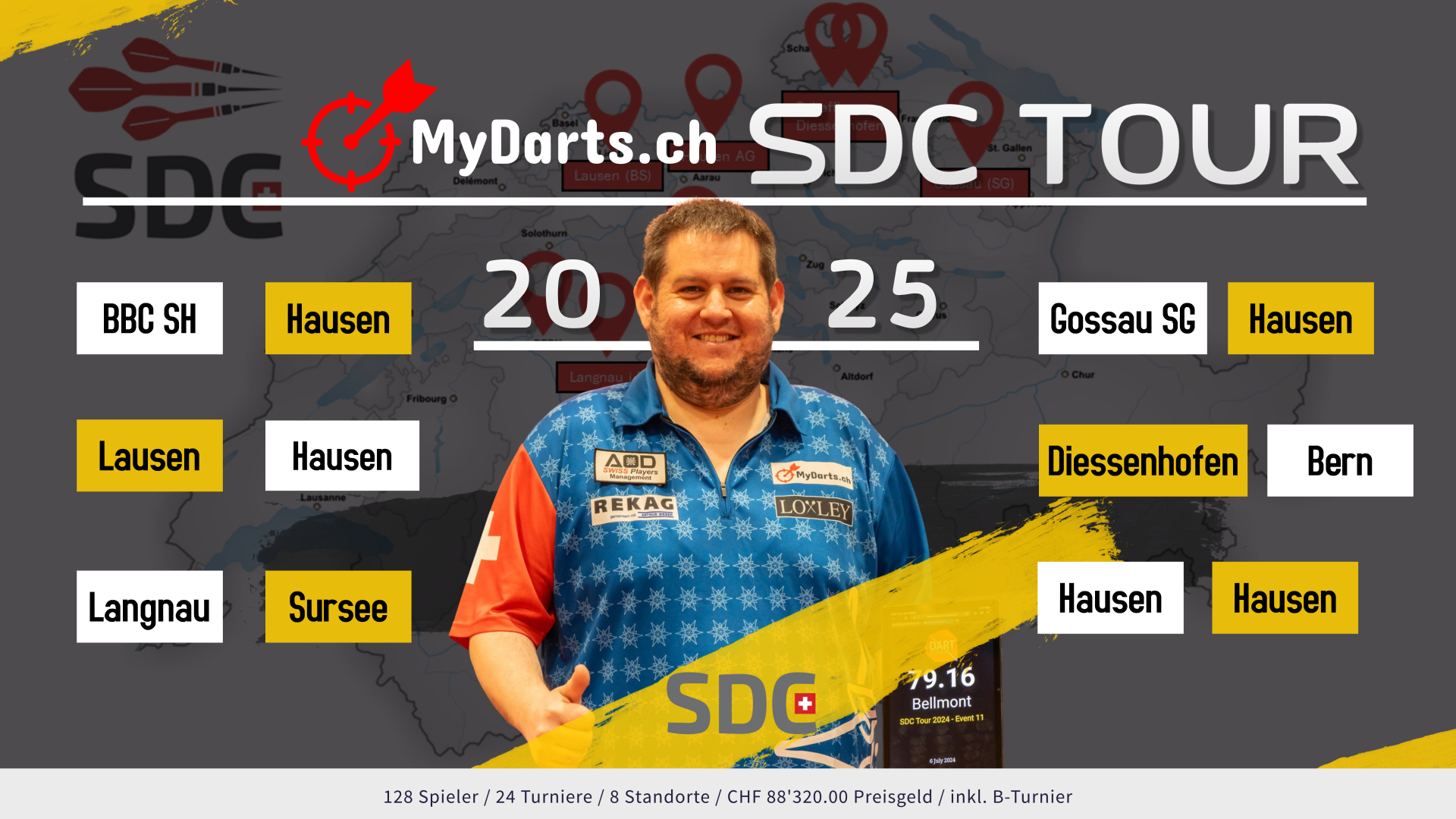 Swiss Darts Corporation - Order of Merit 2025-sunday
